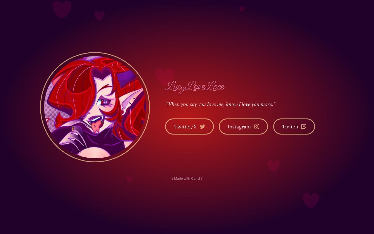 LucyLoveLaceVT links